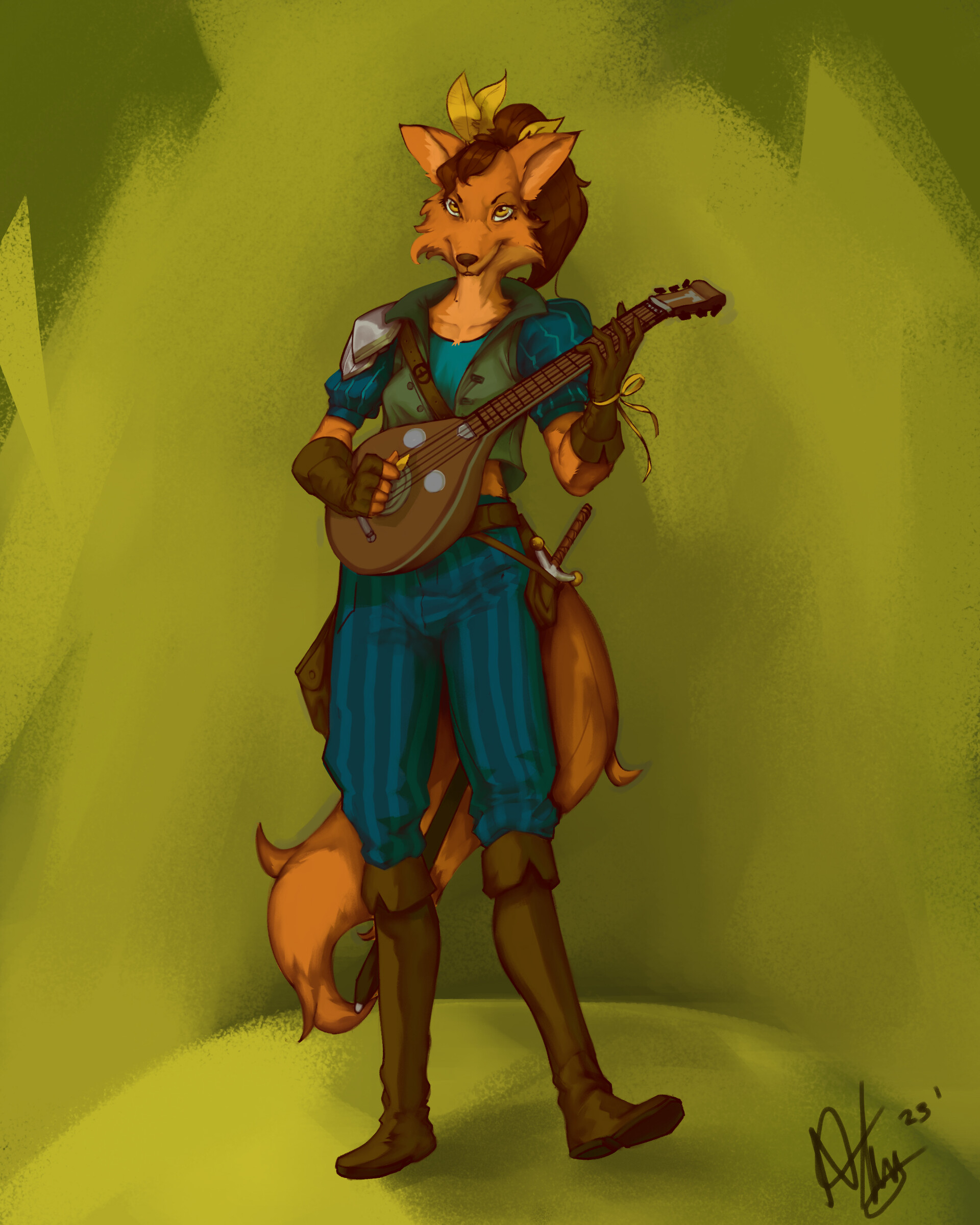 ArtStation - battle Bard