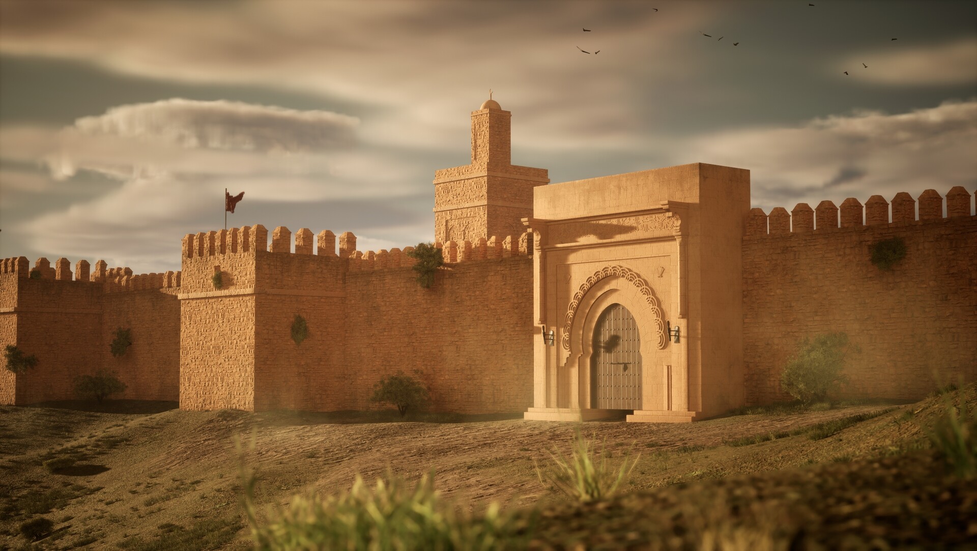 Anas Herba - 18th Century Moroccan Castle - Level Art