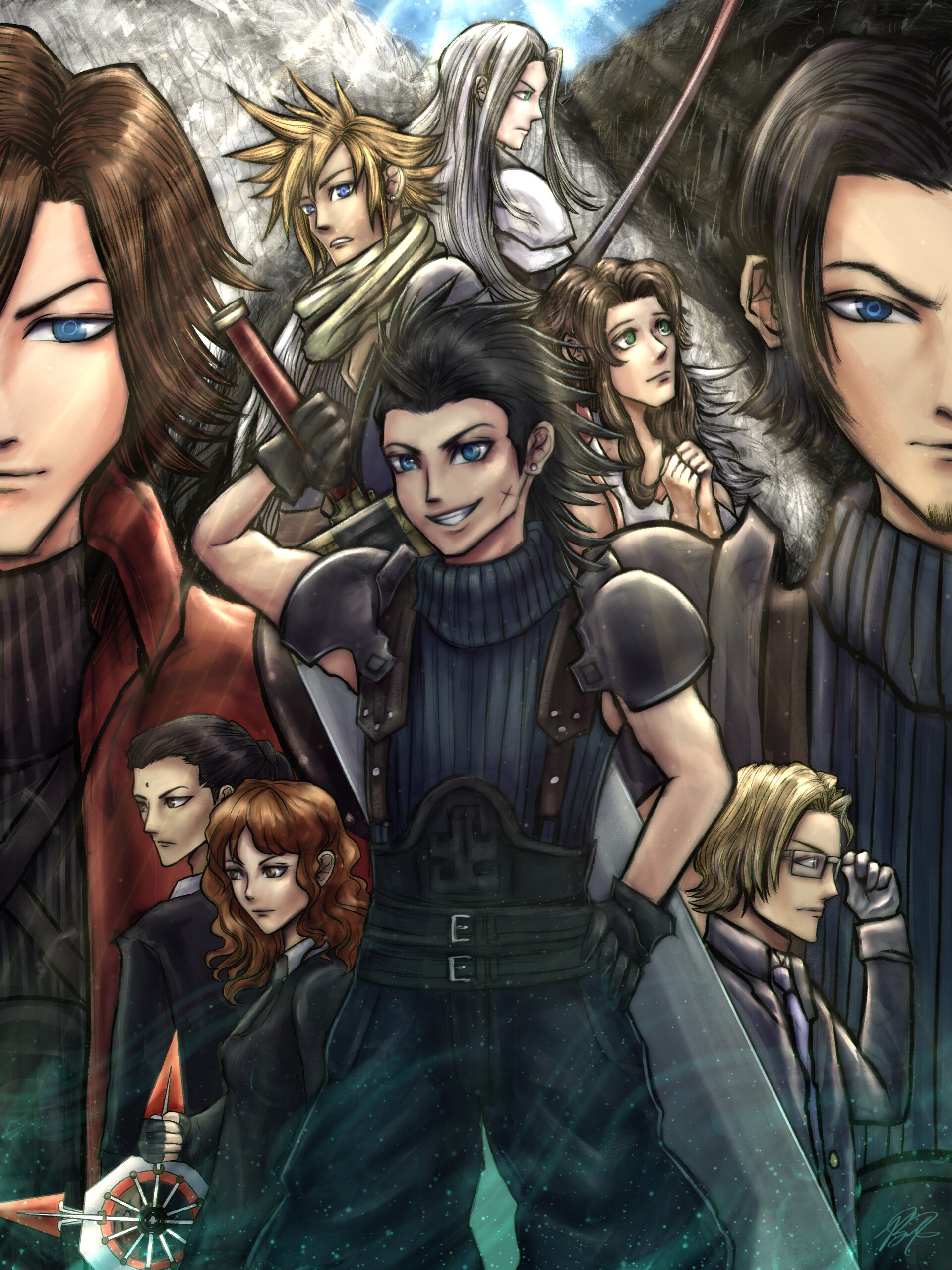 Artstation Crisis Core Final Fantasy Vii Tribute