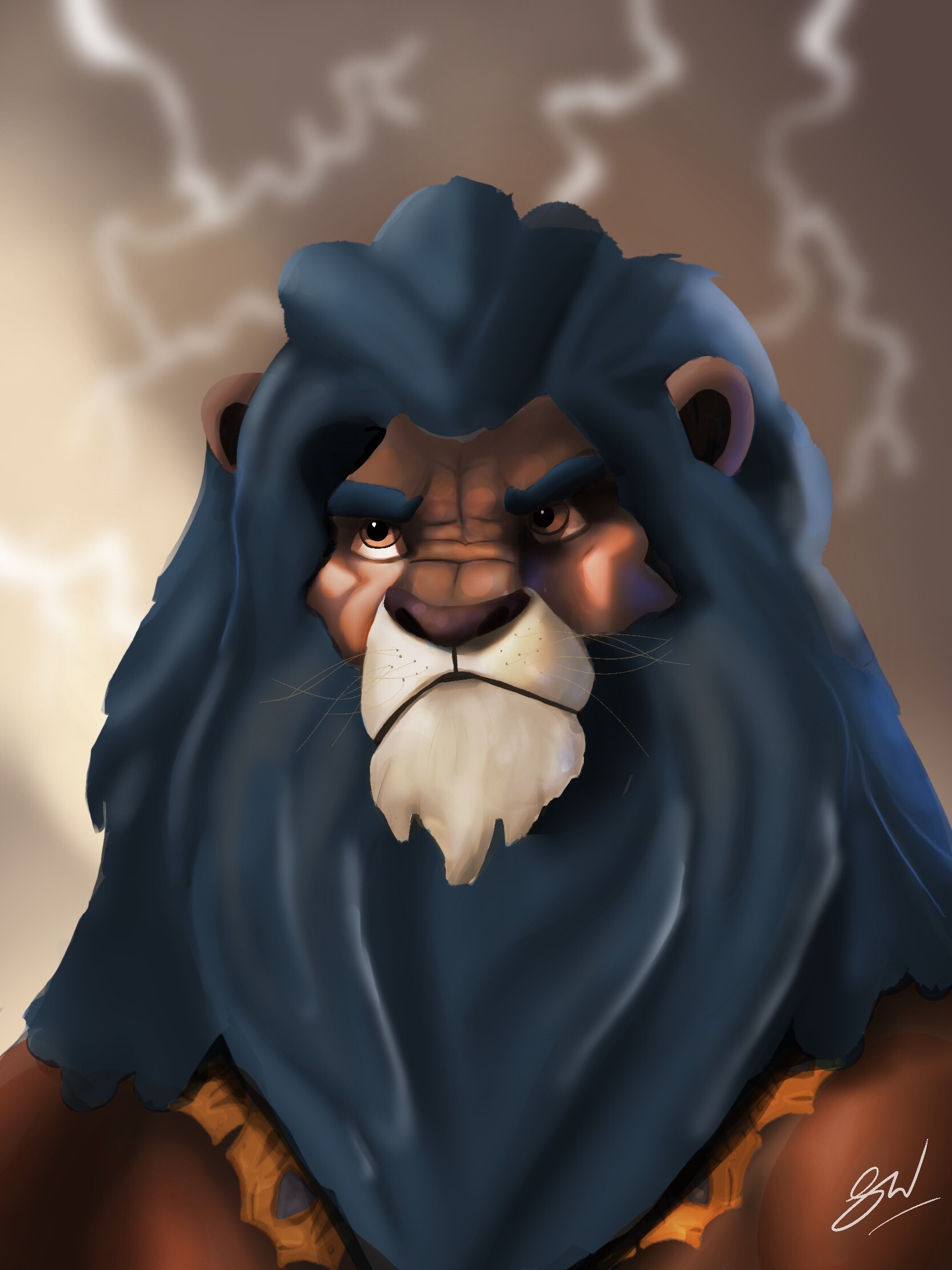 Simon Woods - Zeus the Lion