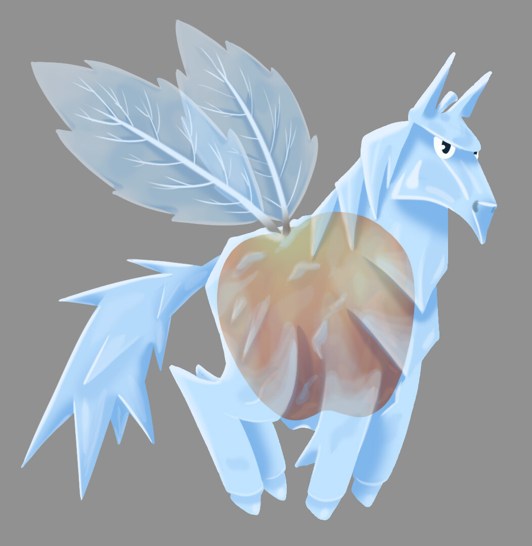 ArtStation - Prompt: "Ice" + "Apple"