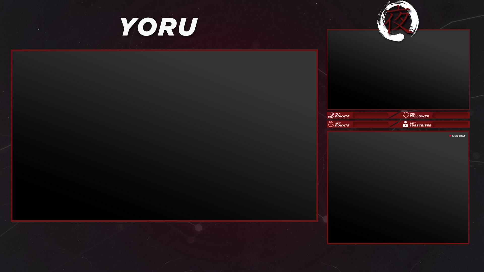 ArtStation - Stream Layout - Yoru