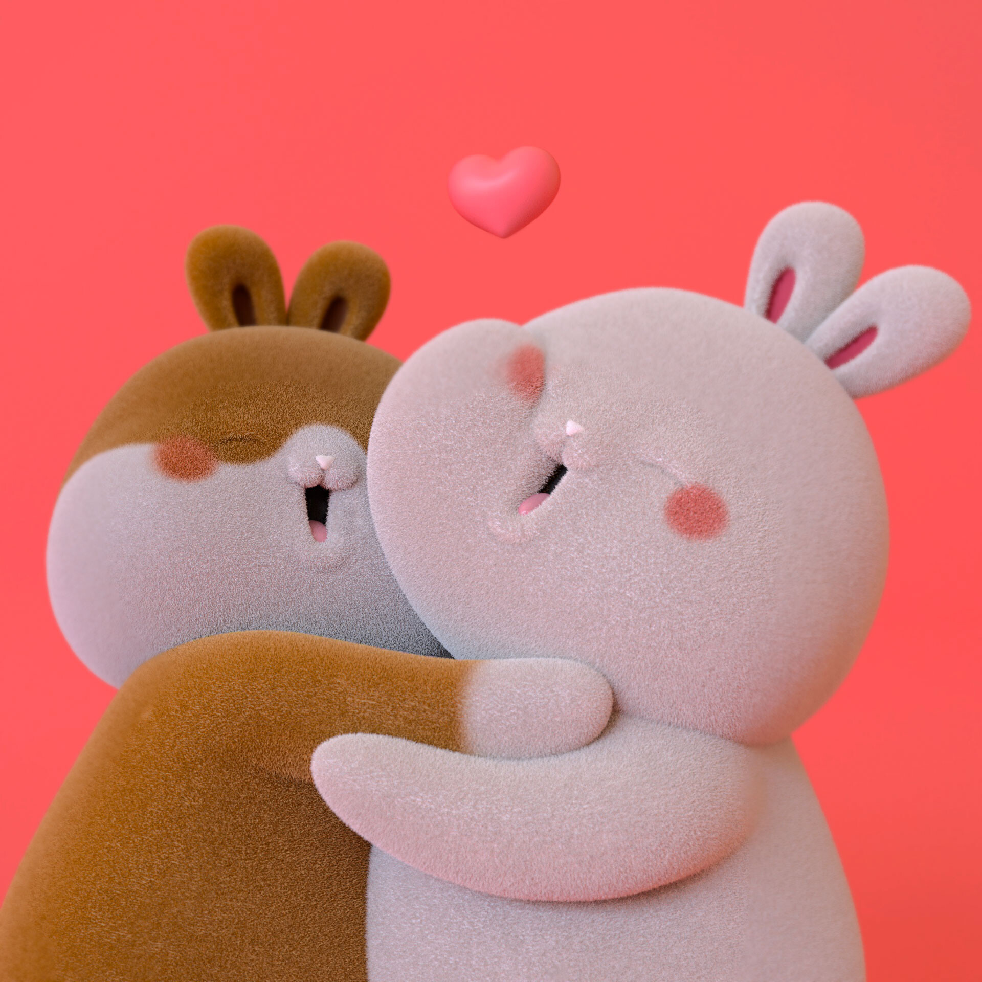 ArtStation - LOVELY TUJI - HUG