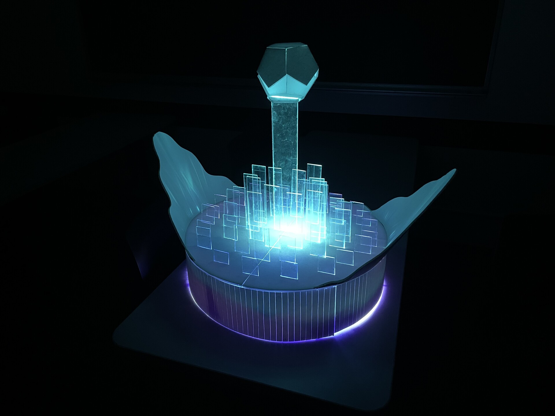 ArtStation - A Splash of Light Sculpture