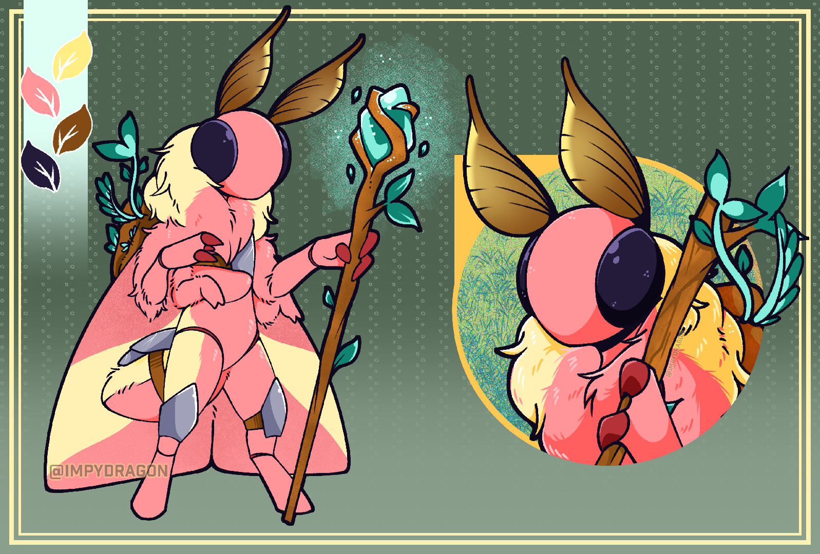 ArtStation - [C] Rosy Moth