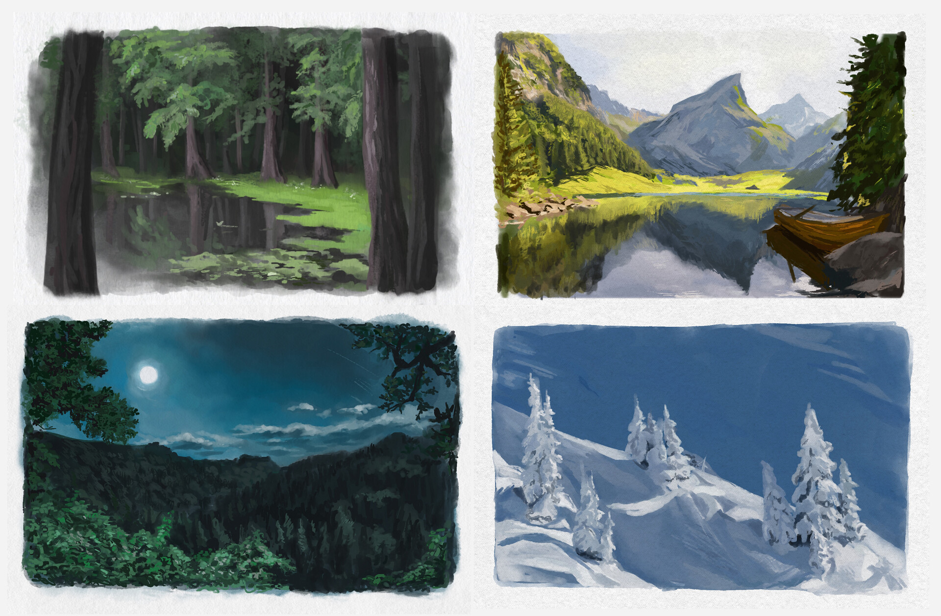 ArtStation - Landscape Studies