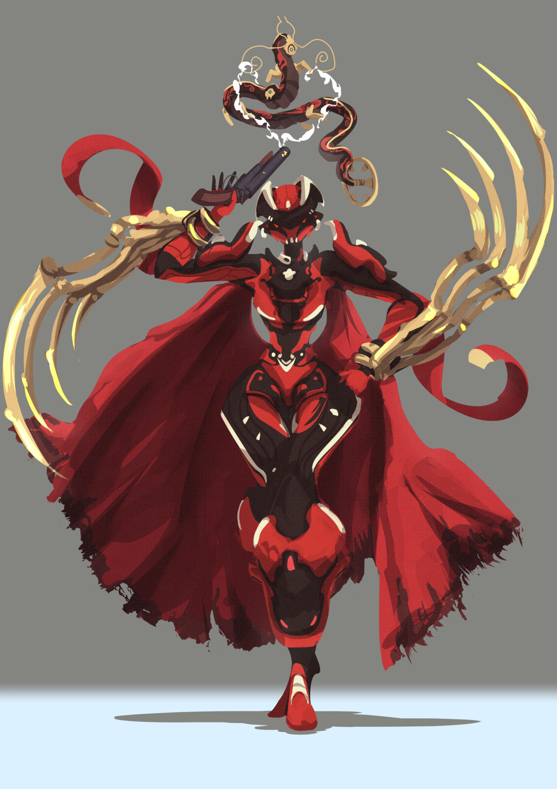 Joriale - Warframe - Custom Garuda and Wyrm.