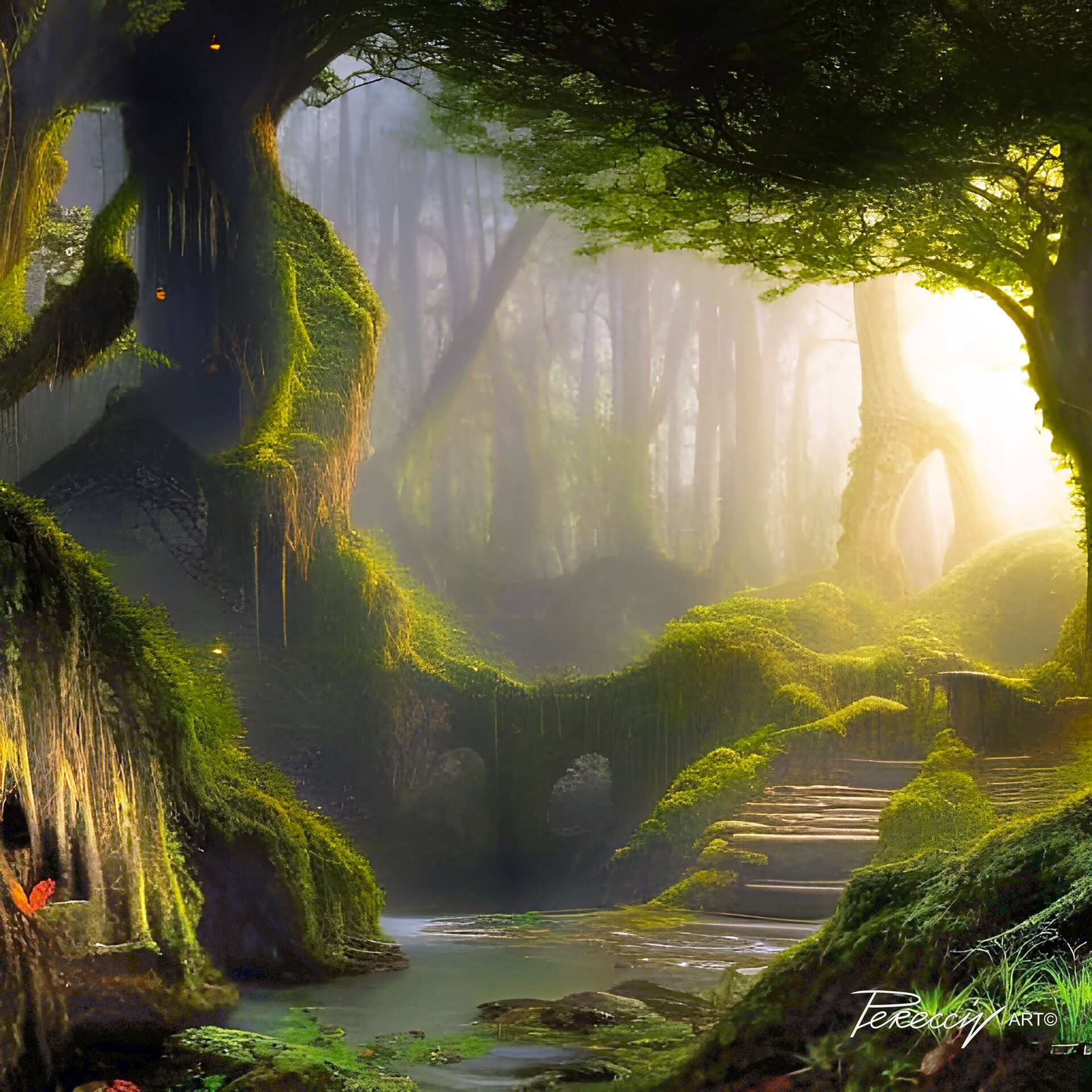 ArtStation - Magic forest - 202303111.