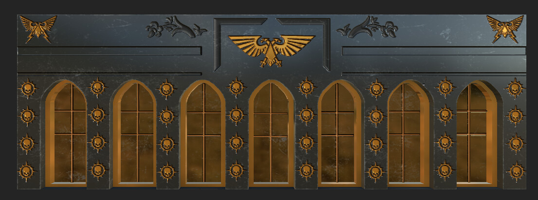ArtStation - Warhammer 40k : Imperium Wall (work in progress)