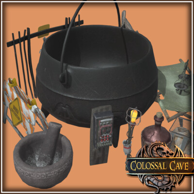 ArtStation - Colossal Cave: Unique Props