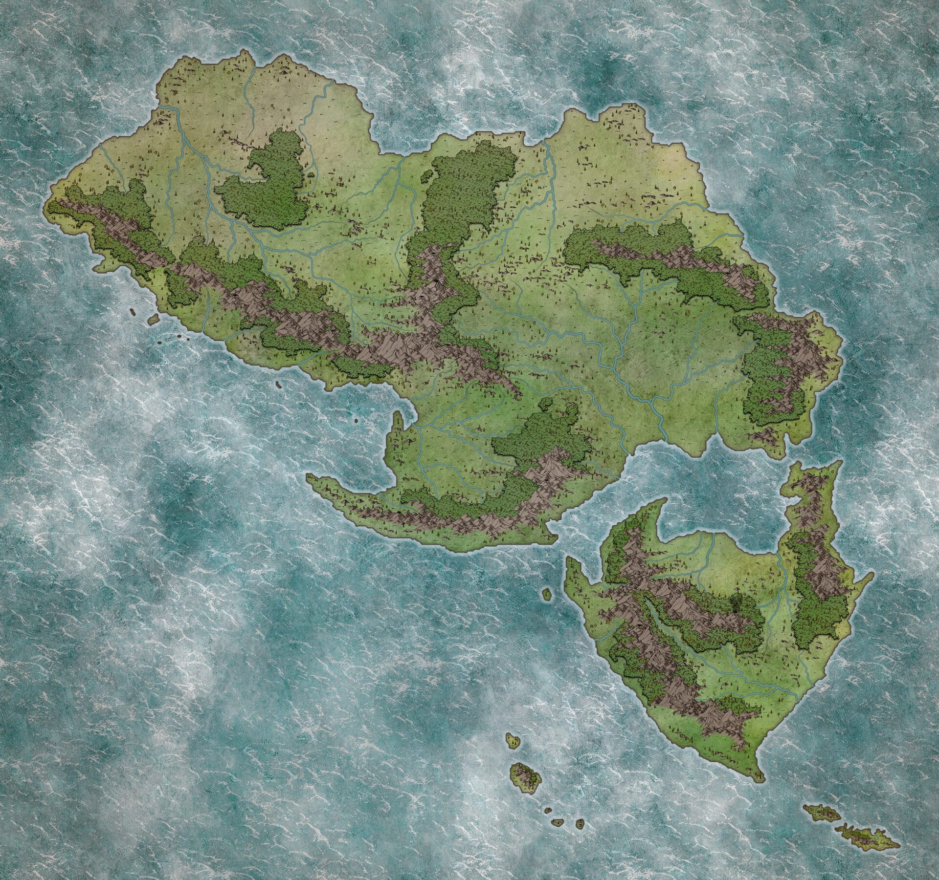 ArtStation - [Personal] Map Scraps I