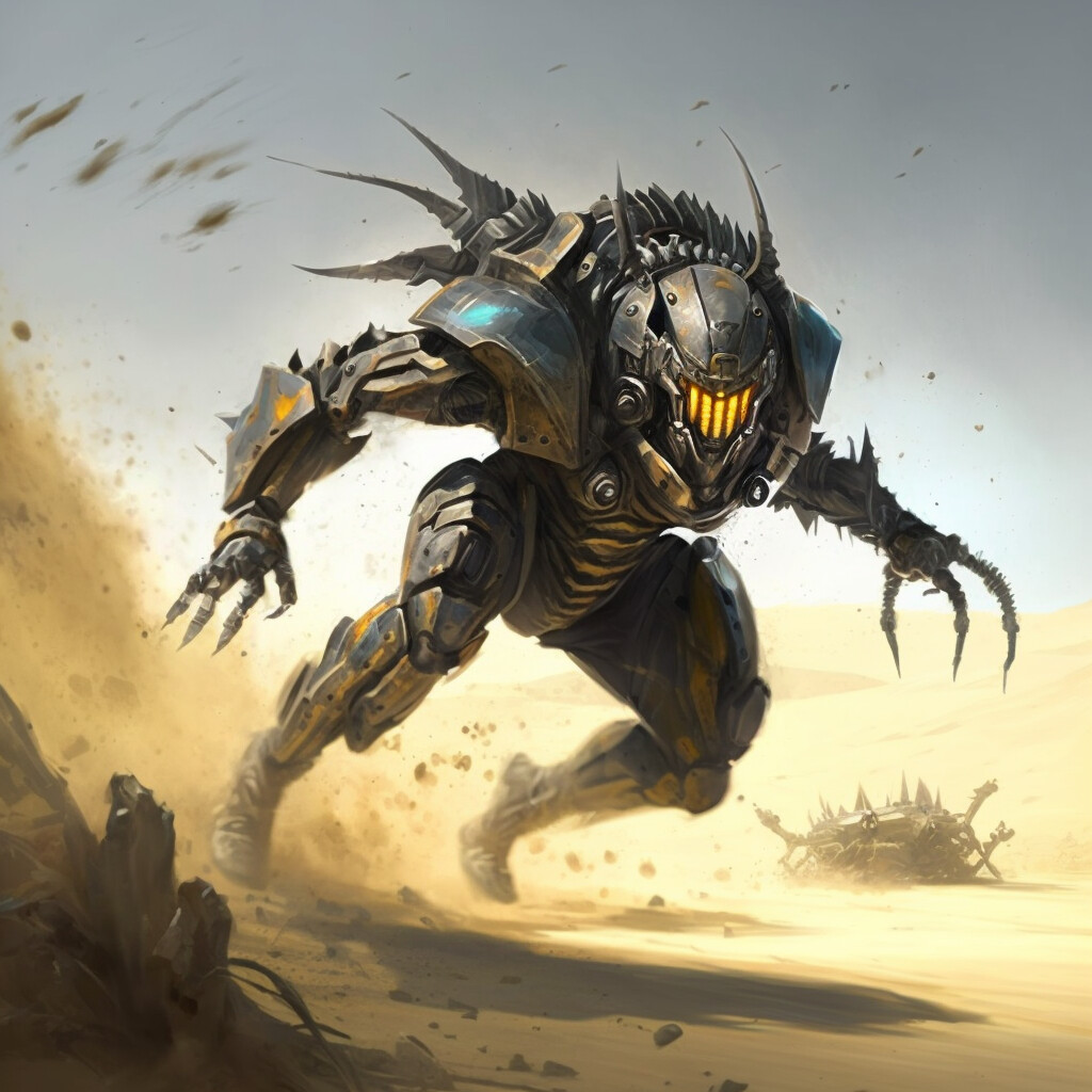 ArtStation - Character Concepts: Sand Locust (Name TBD)