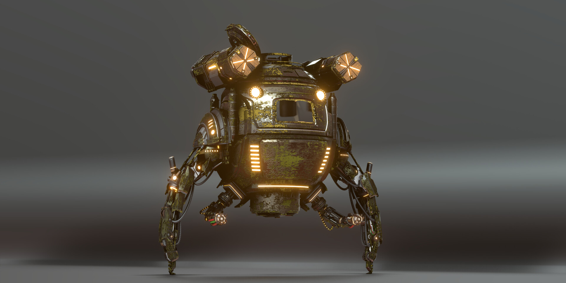 ArtStation - COMBAT MECH "M.M.E.C."