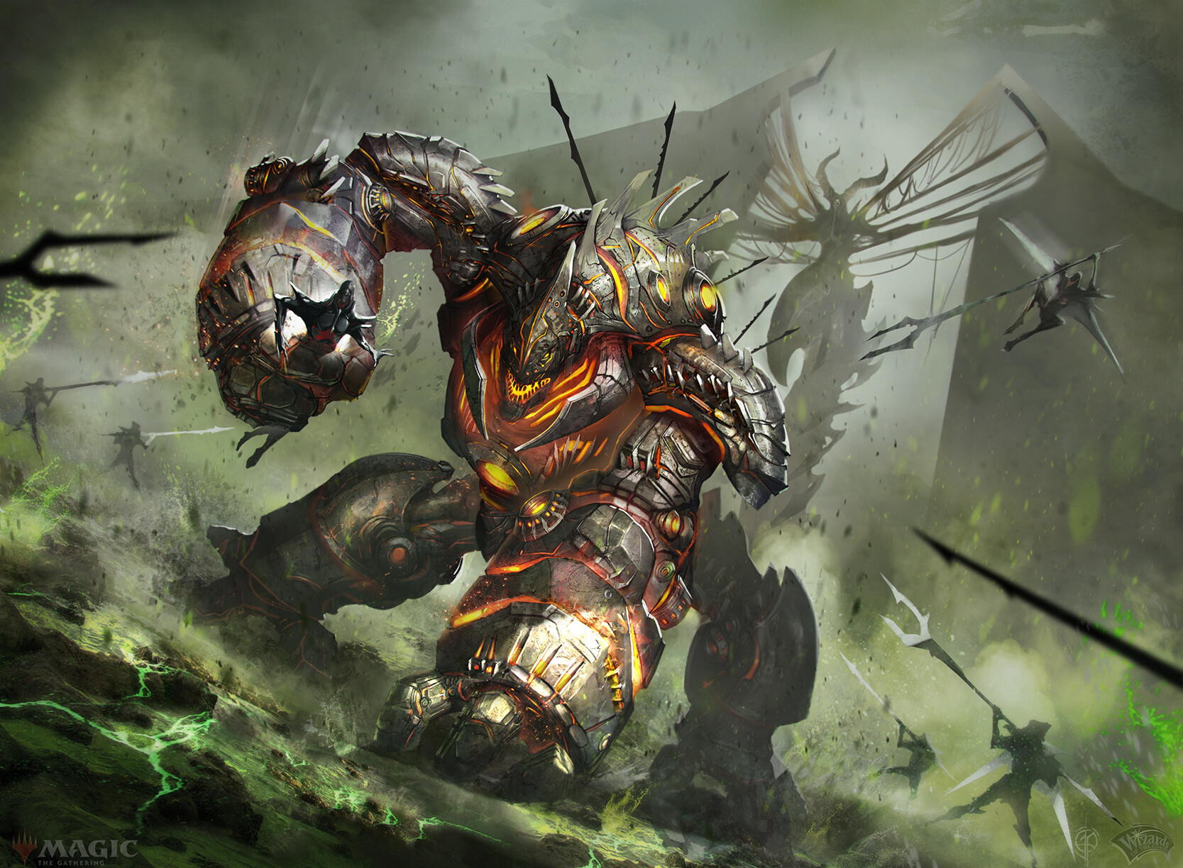 Art set on the field of battle