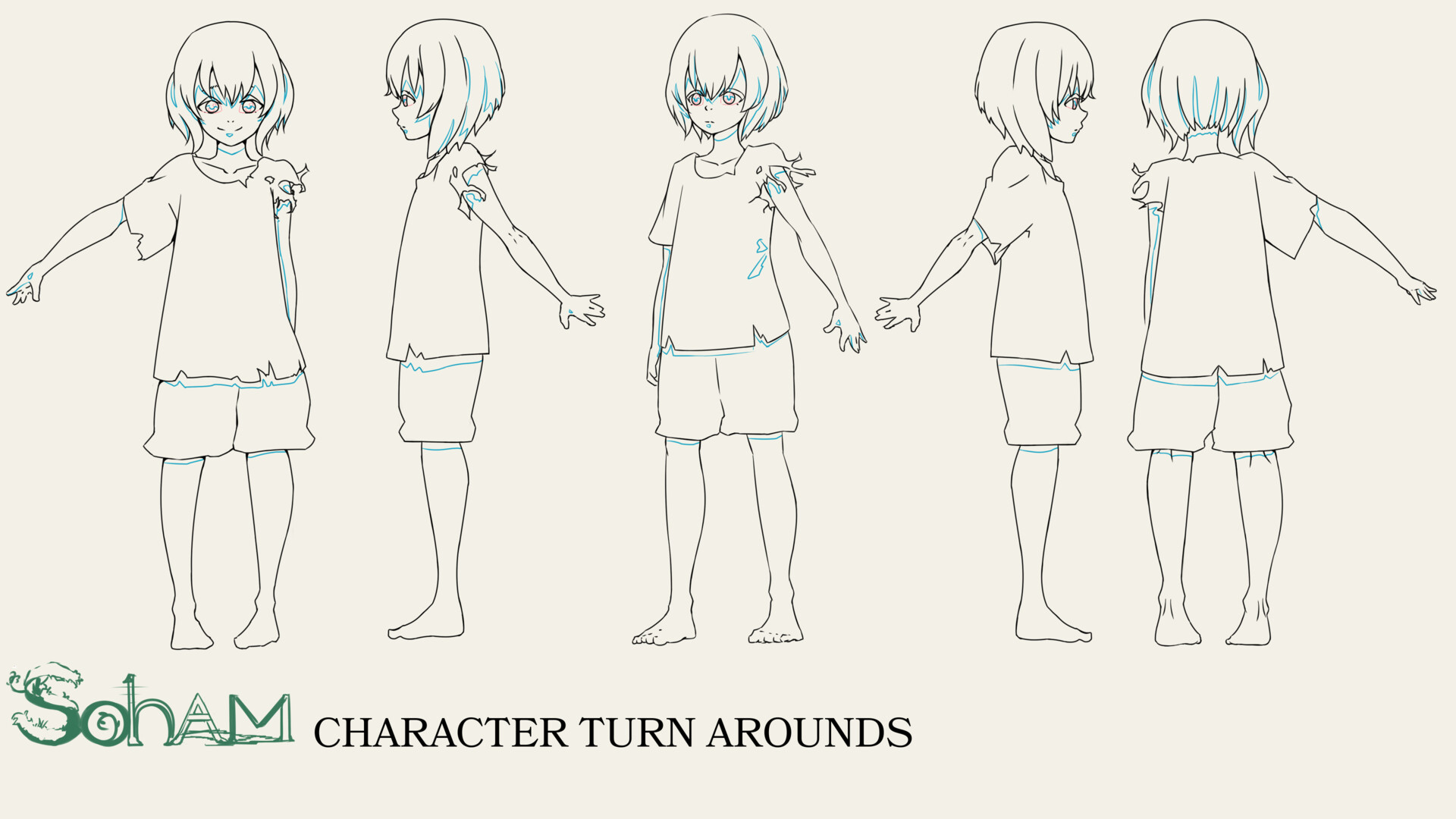 ArtStation - Soham Character Sheet