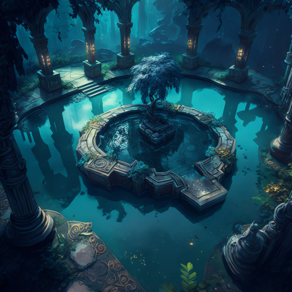 ArtStation - Ancient Fountain