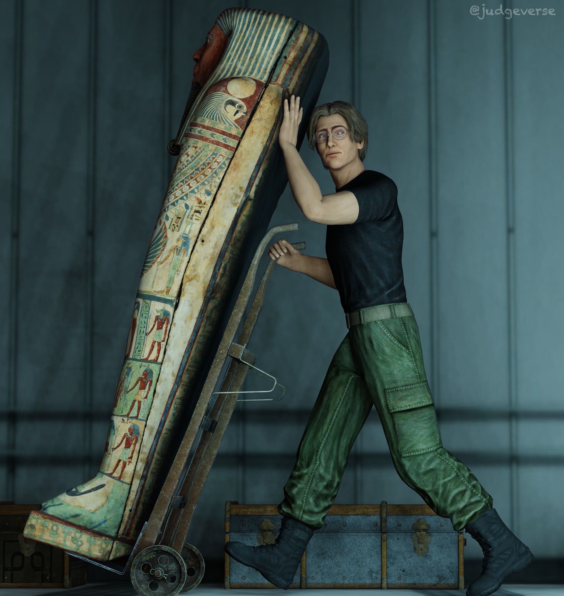 ArtStation - what could go wrong? (Daniel Jackson - Stargate SG-1)