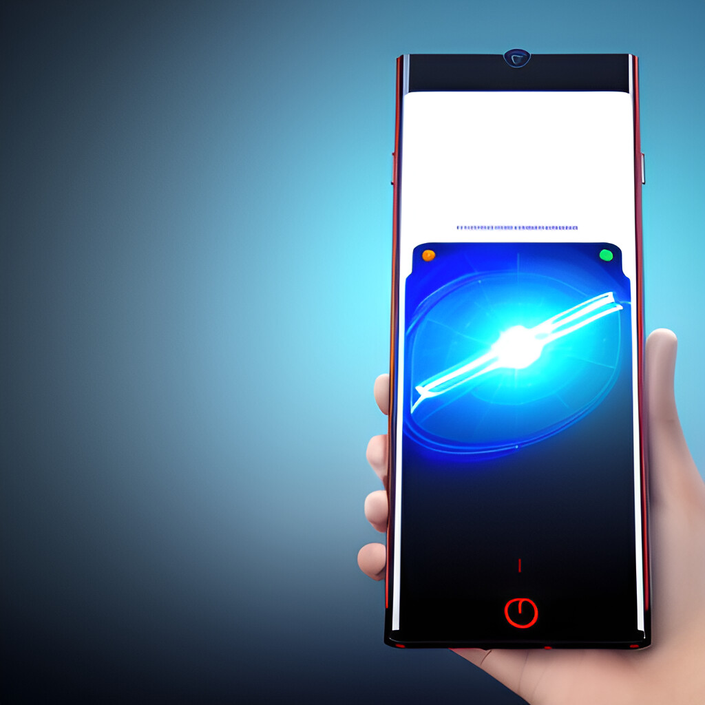 ArtStation - Futuristic Iphone (Futuristic resistant to burnout OLED)