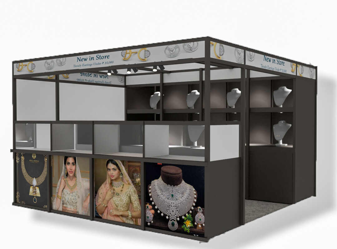 ArtStation - 3d jewellery stall