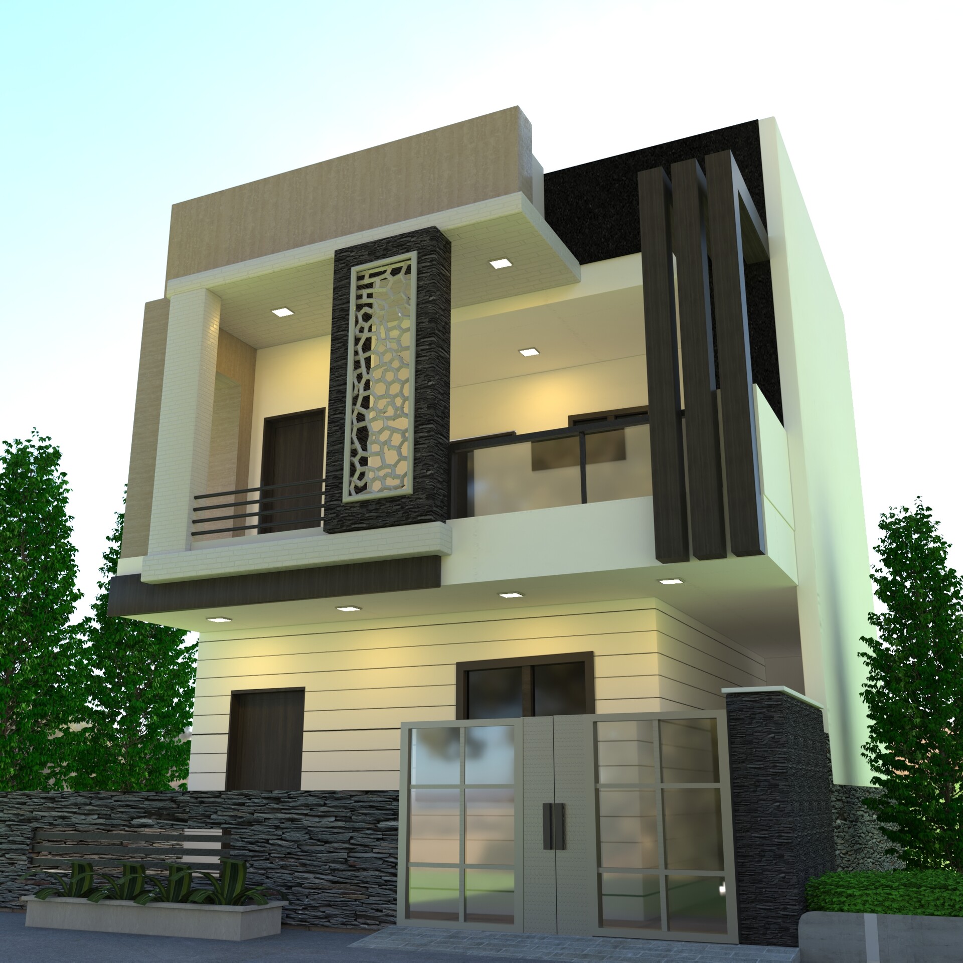 ArtStation - exterior 3d model