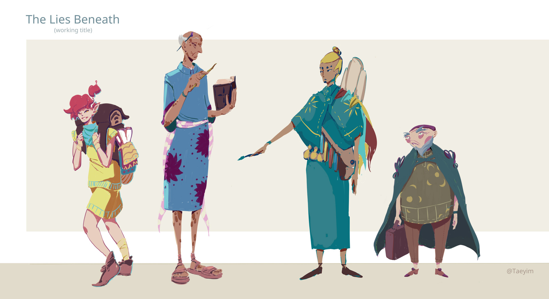 ArtStation - Side characters for personal comic project