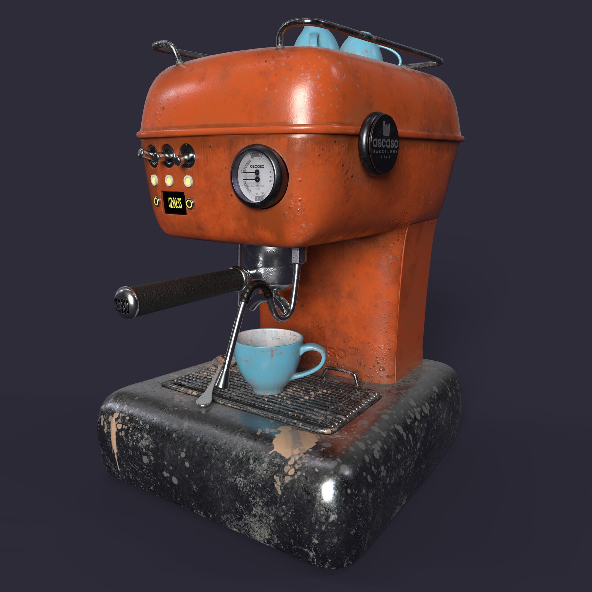 ArtStation - COFFEE MACHINE 3D MODEL