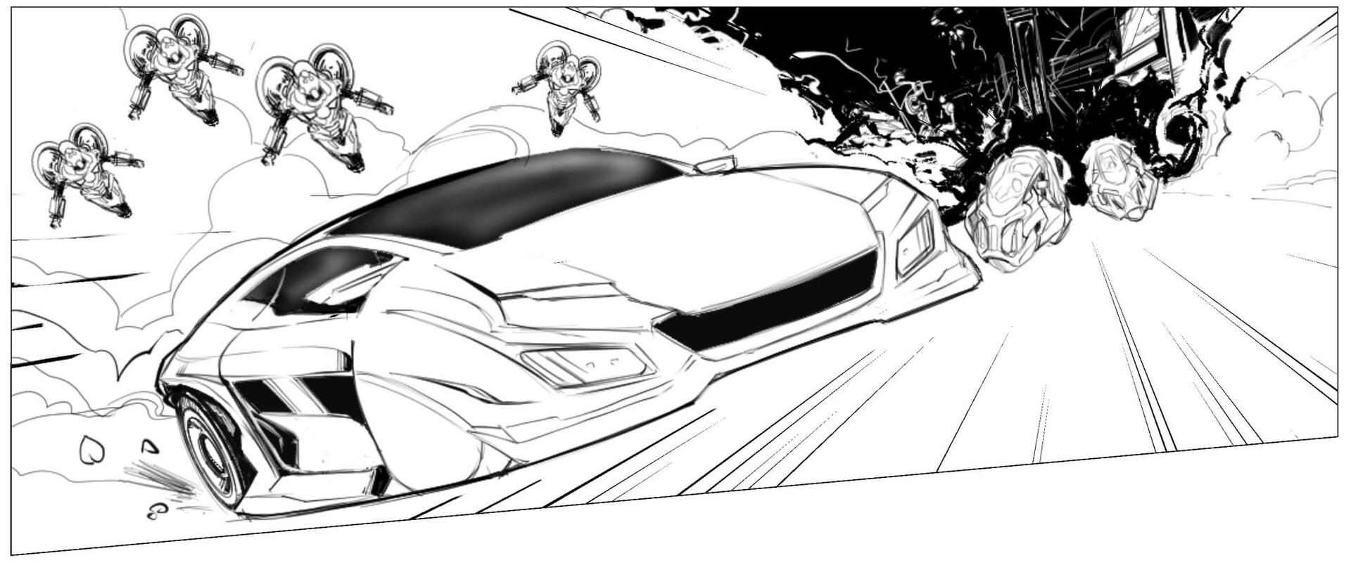 spy chase coloring pages