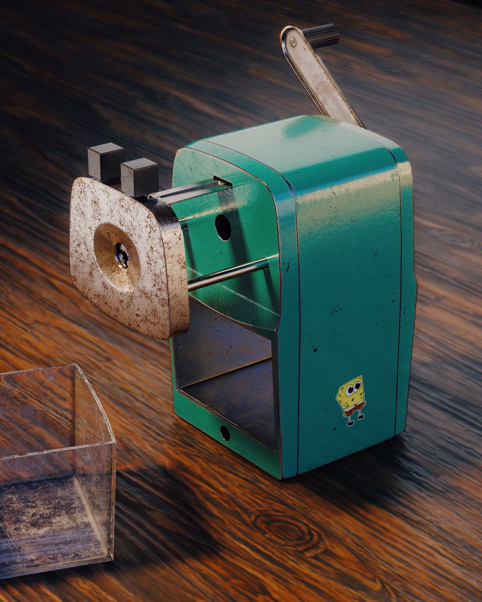 ArtStation - Old Pencil Sharpener