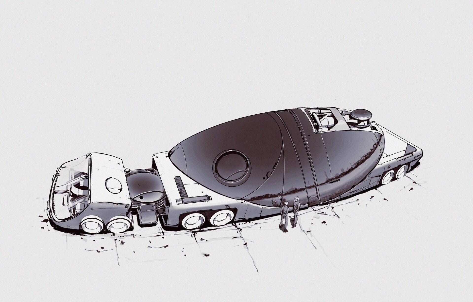 ArtStation - A sci-fi tuck concept