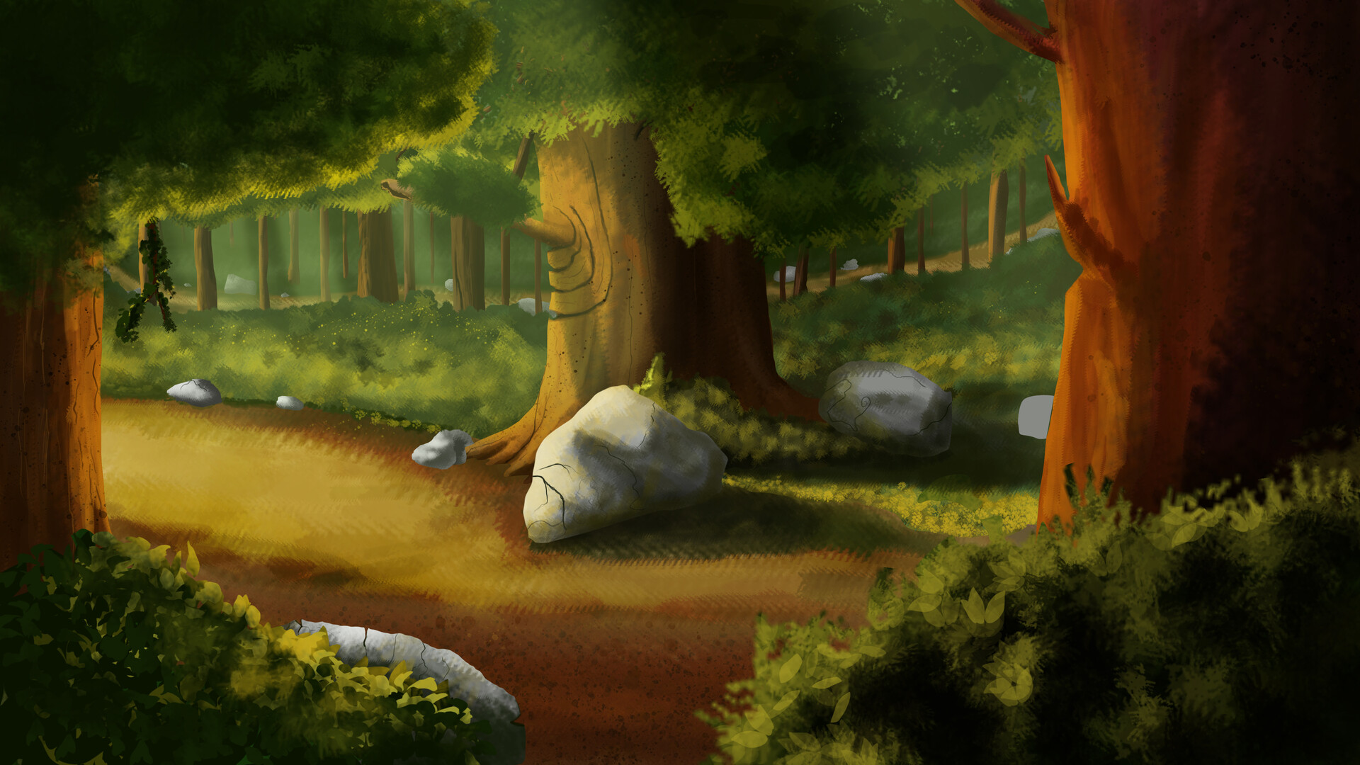 ArtStation - the forest artwork