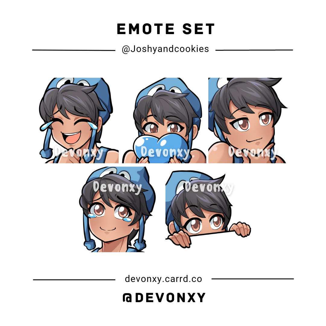 ArtStation - Emote Set Commission 8
