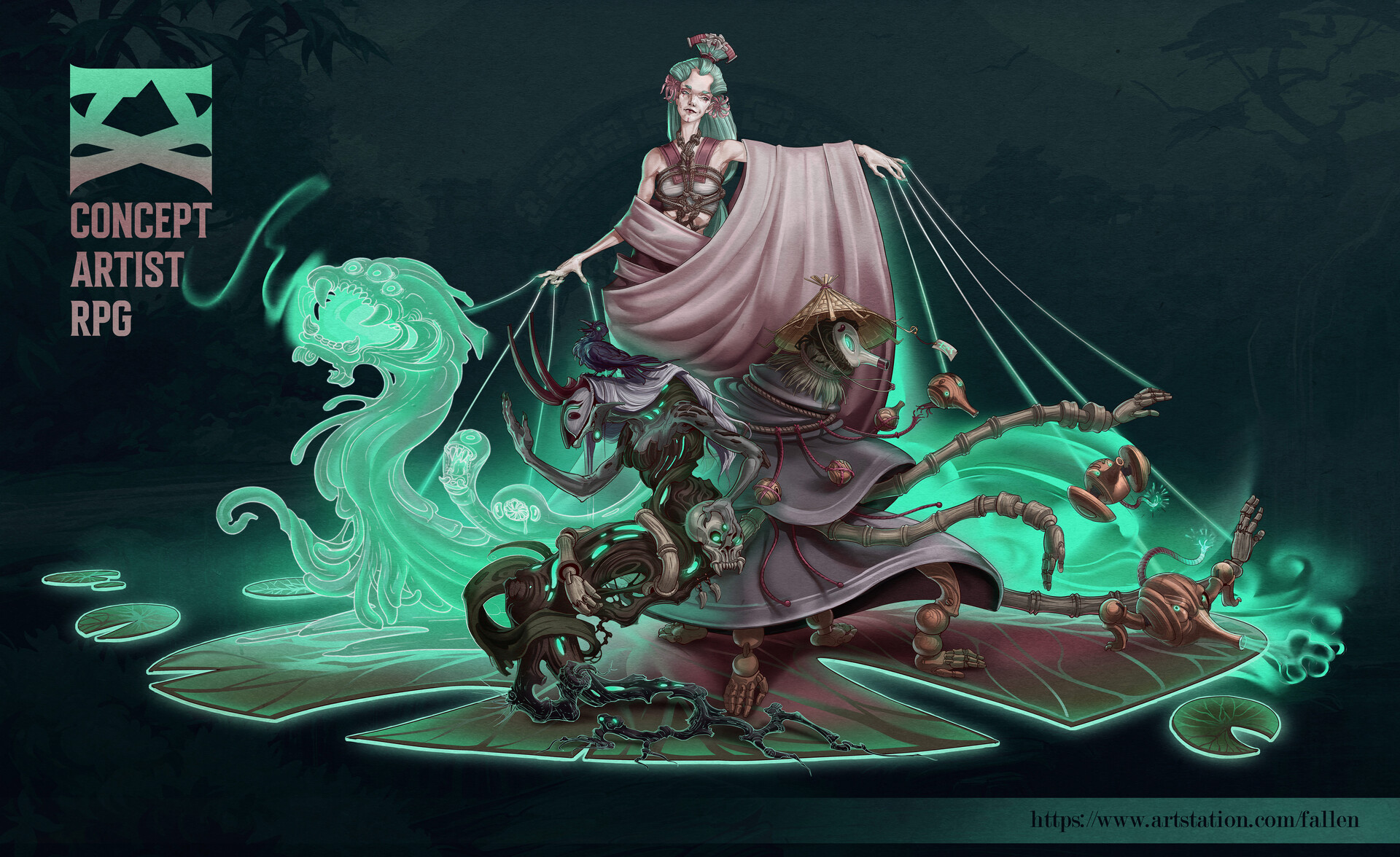 ArtStation - Swamp Witch - Boss