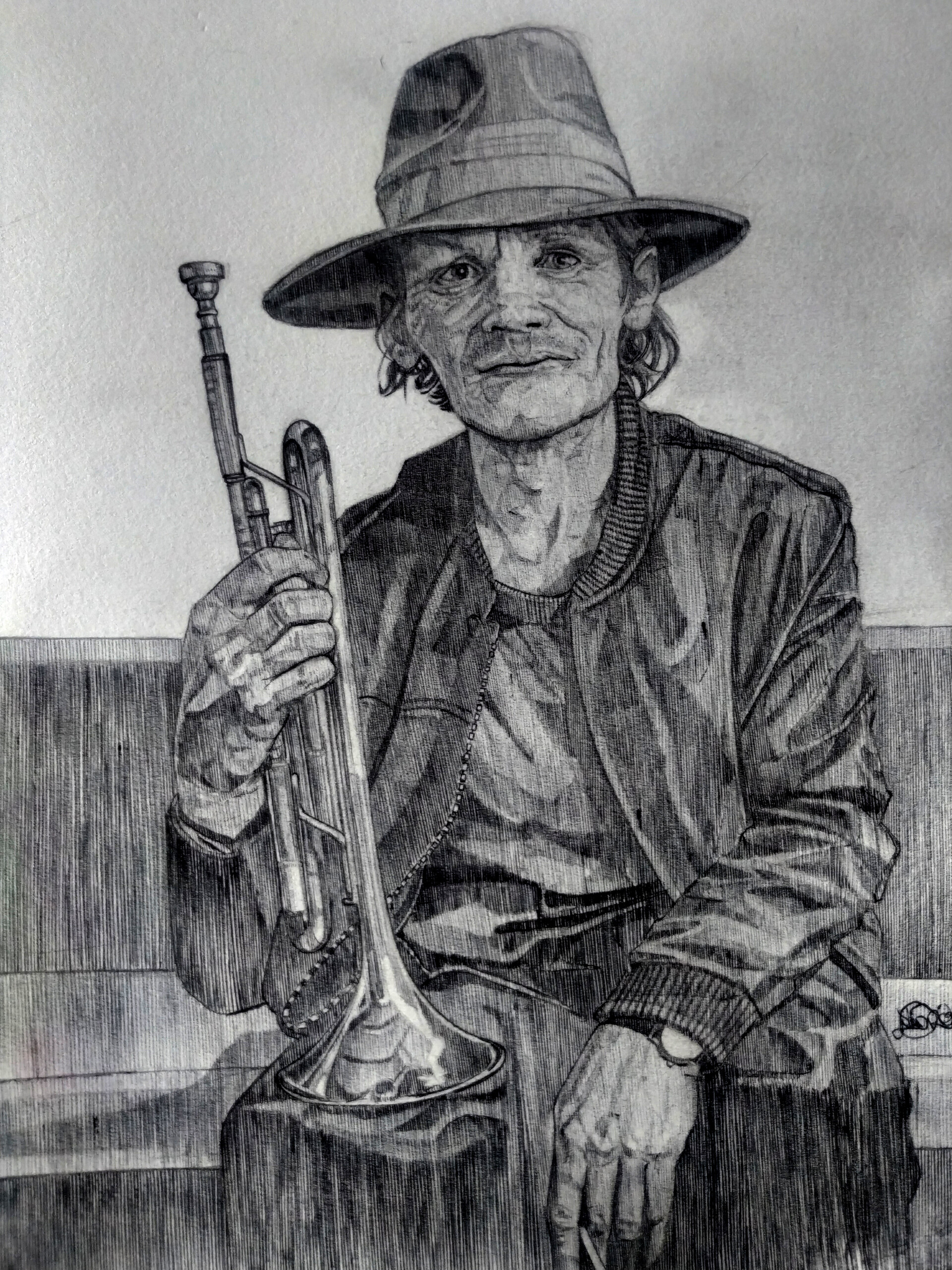 ArtStation - Chet Baker Portrait