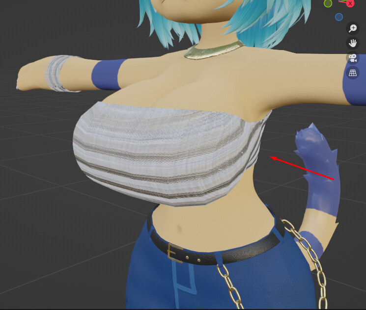 ArtStation - Clothes from scratch - Commission for K'hirho (Ankha model)