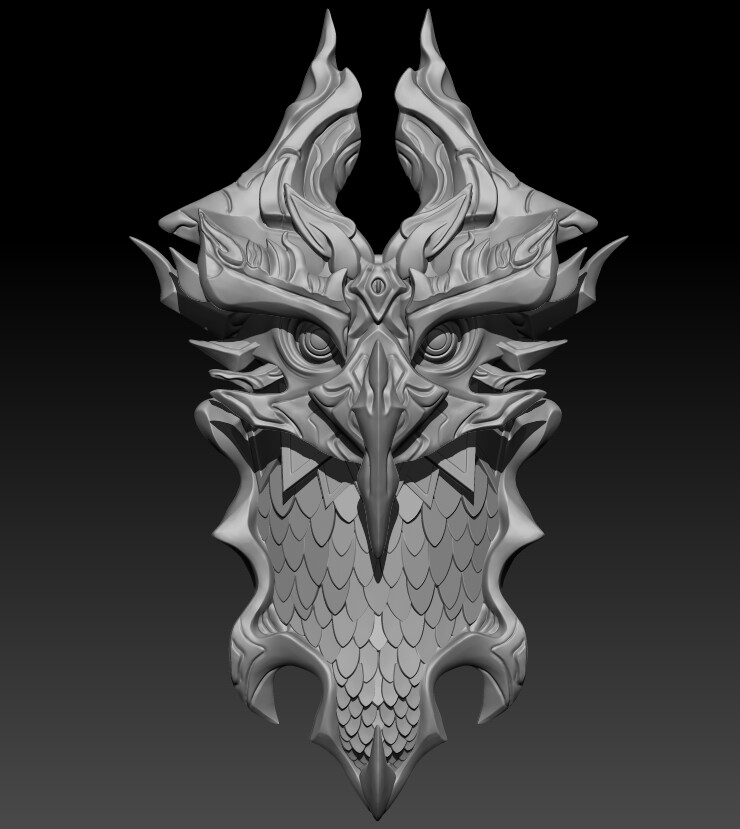 ArtStation - Owl shield？