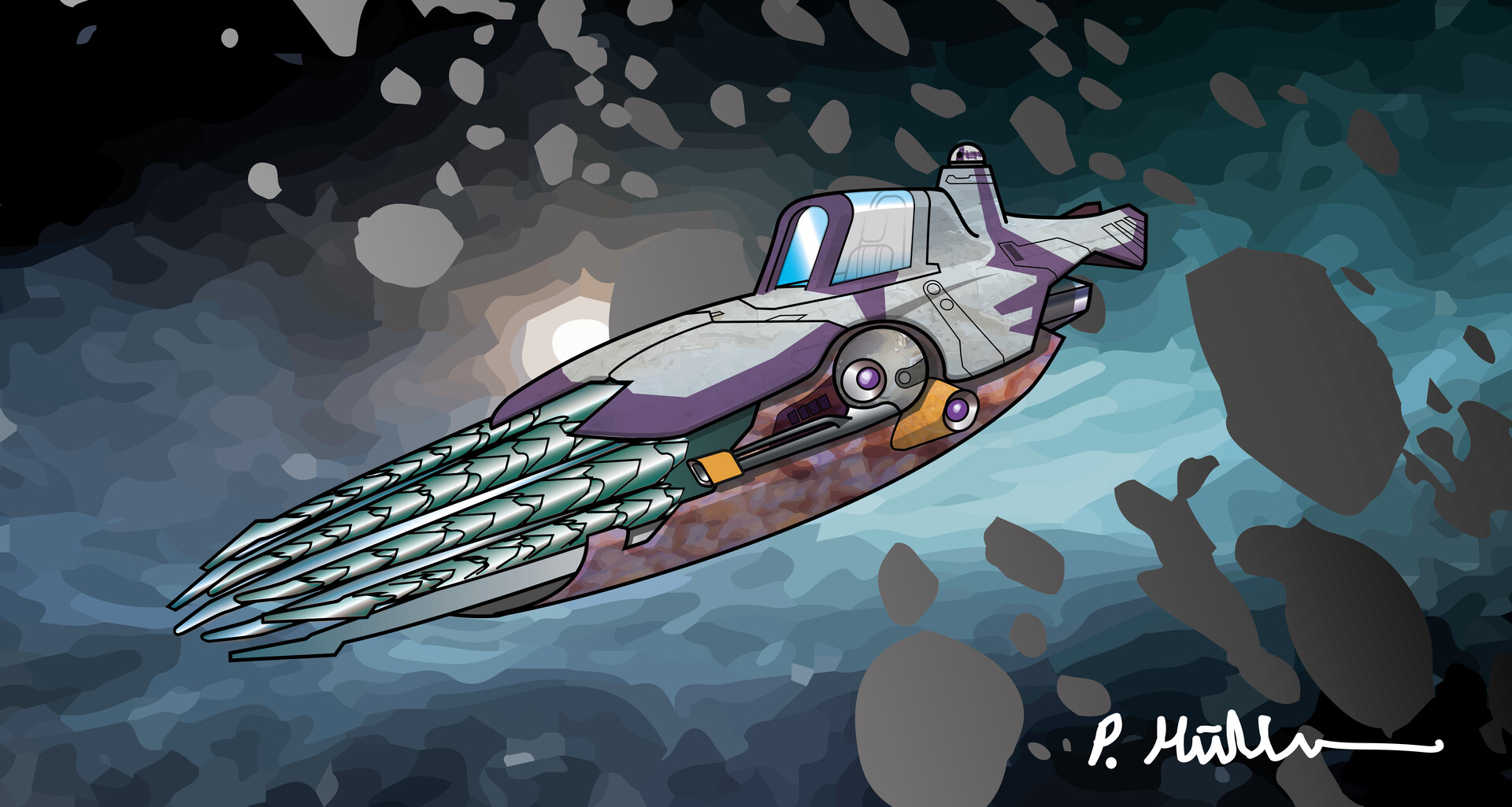 ArtStation - Mon Calamari Fighter