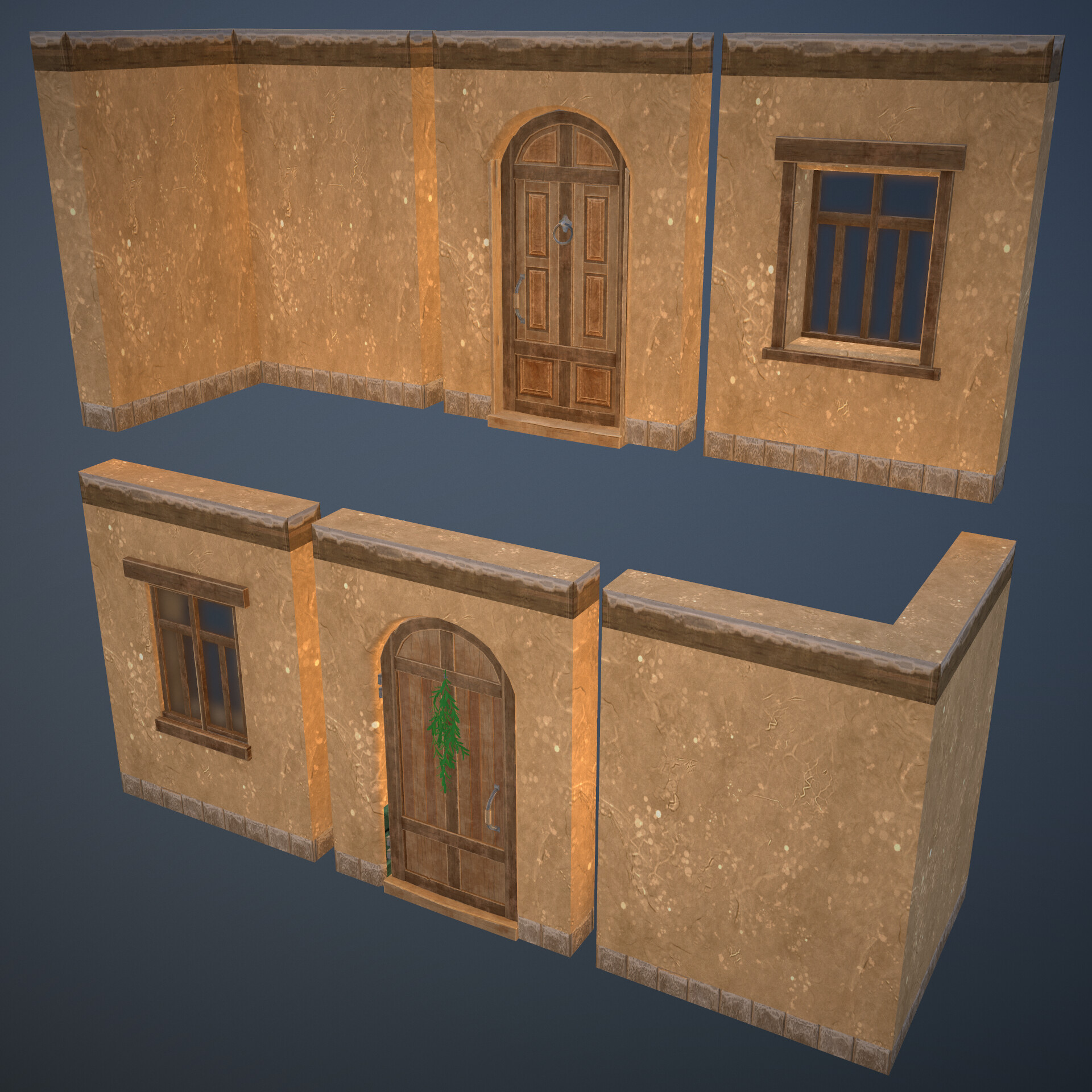 Ann Helen Lorentsen - Desert inspired; wall tile set