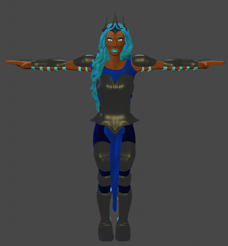 ArtStation - Neptuna 3d model