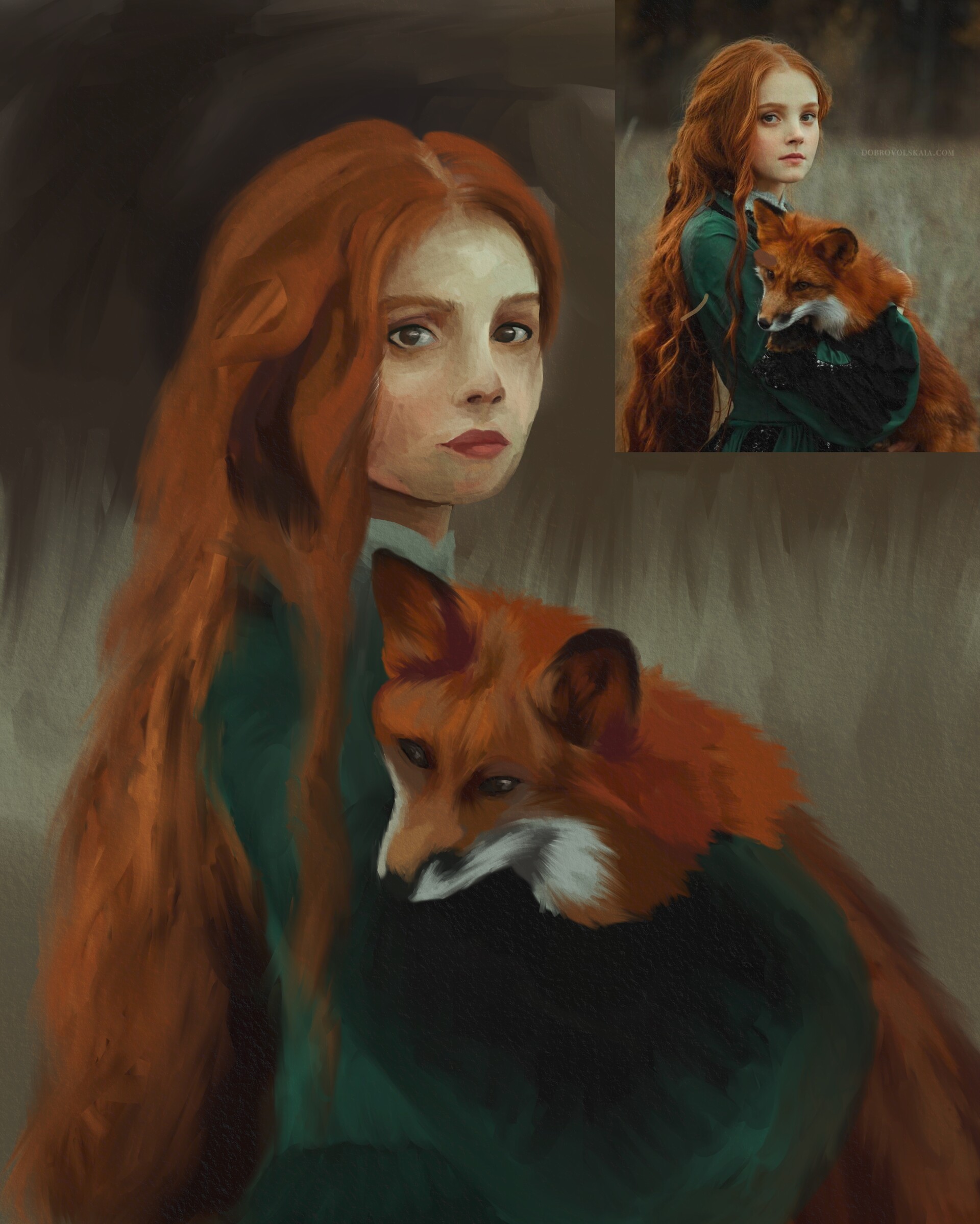 ArtStation - Drawing realistic portrait