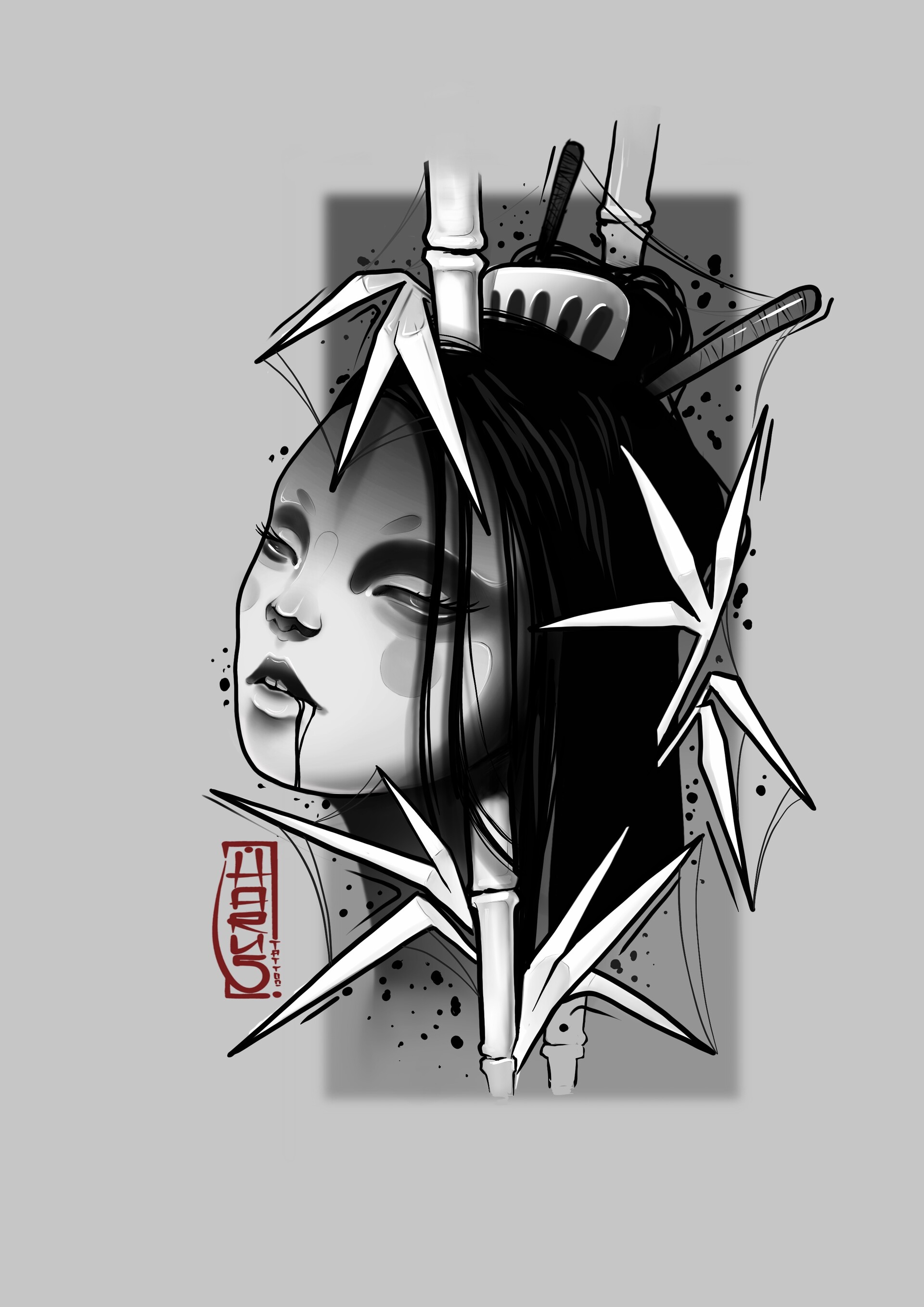 ArtStation - Bamboo head