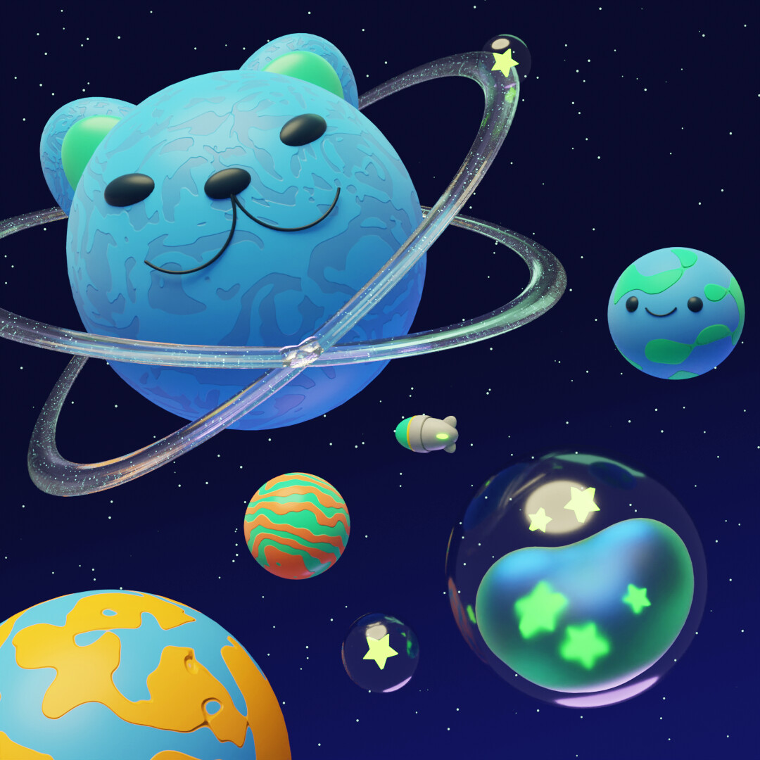 ArtStation - Fun planets