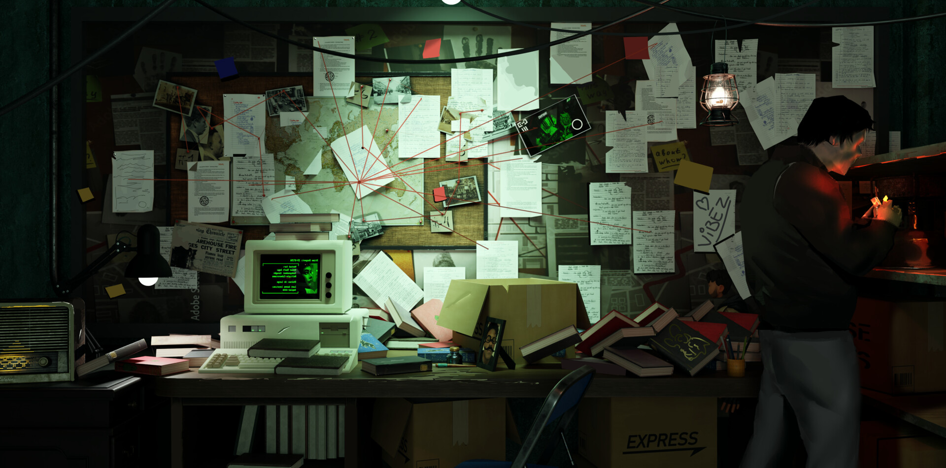 ArtStation - Detective Room