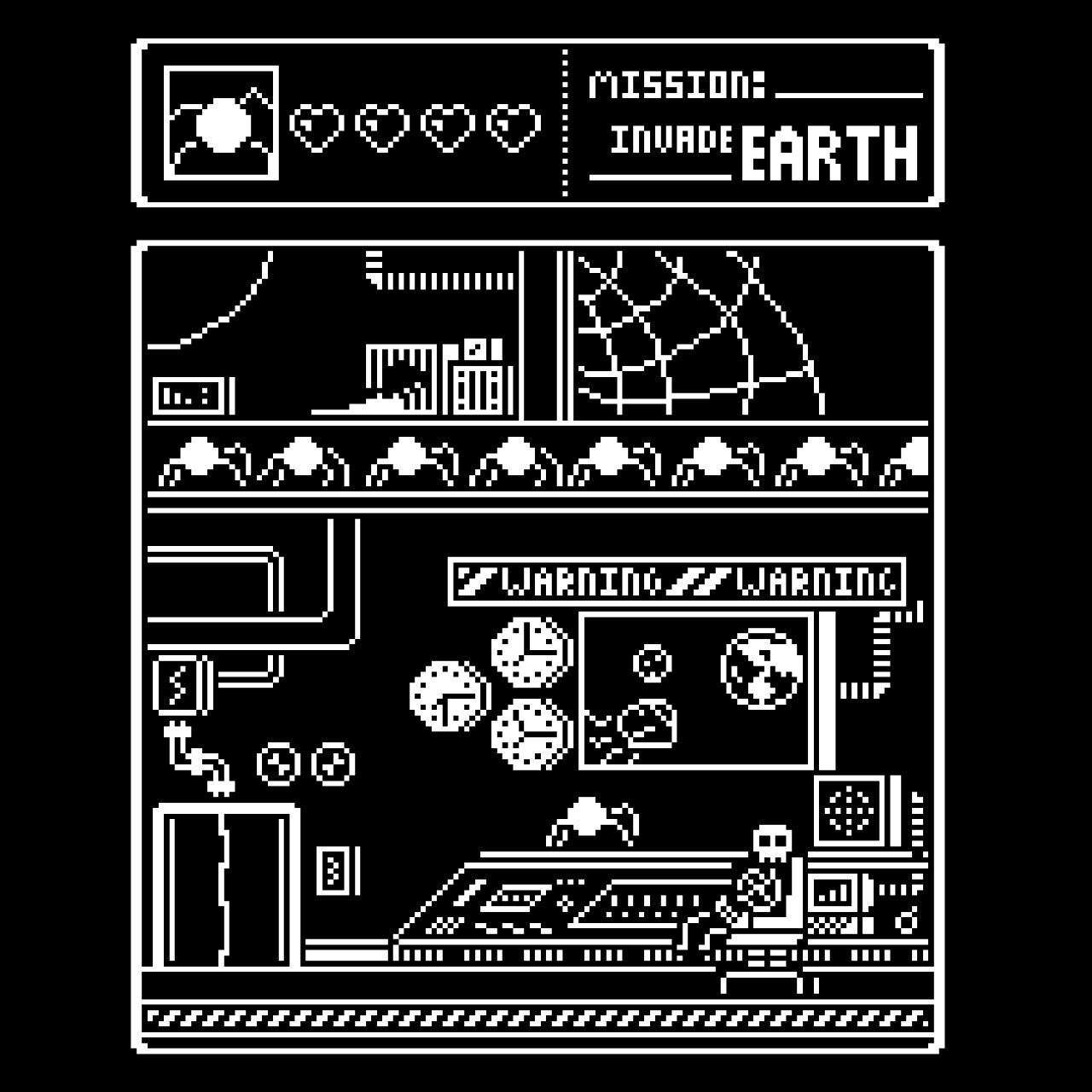 ArtStation - 1-bit Pixelart Mockup