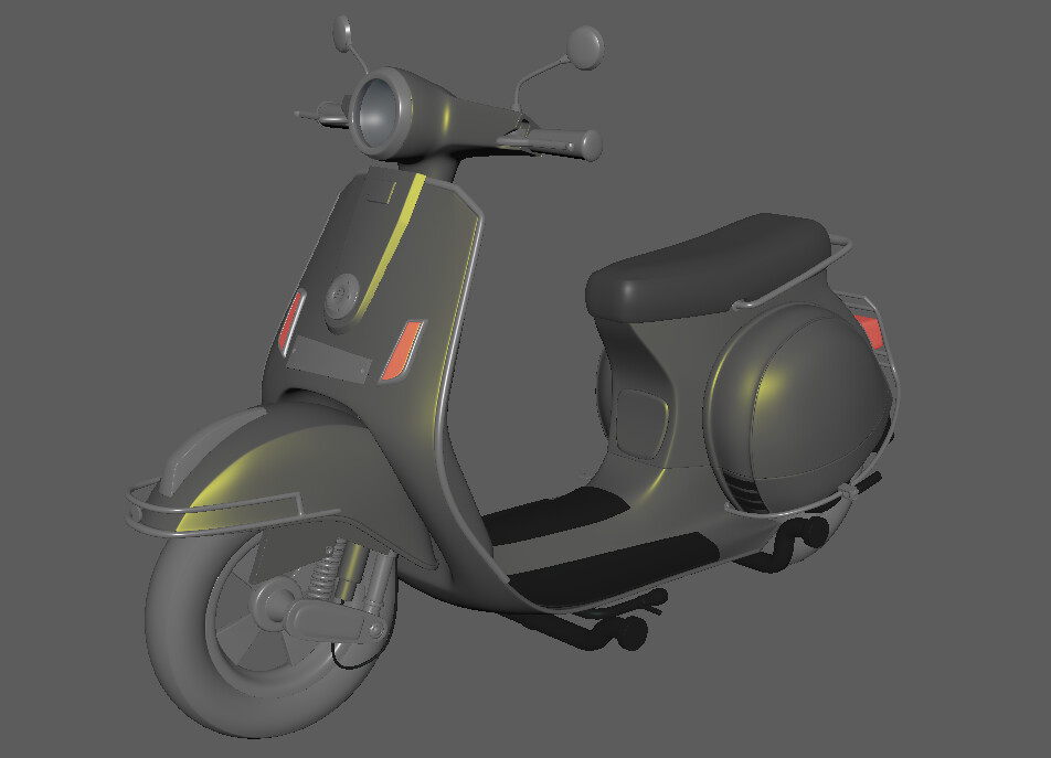 ArtStation - 3d scooter