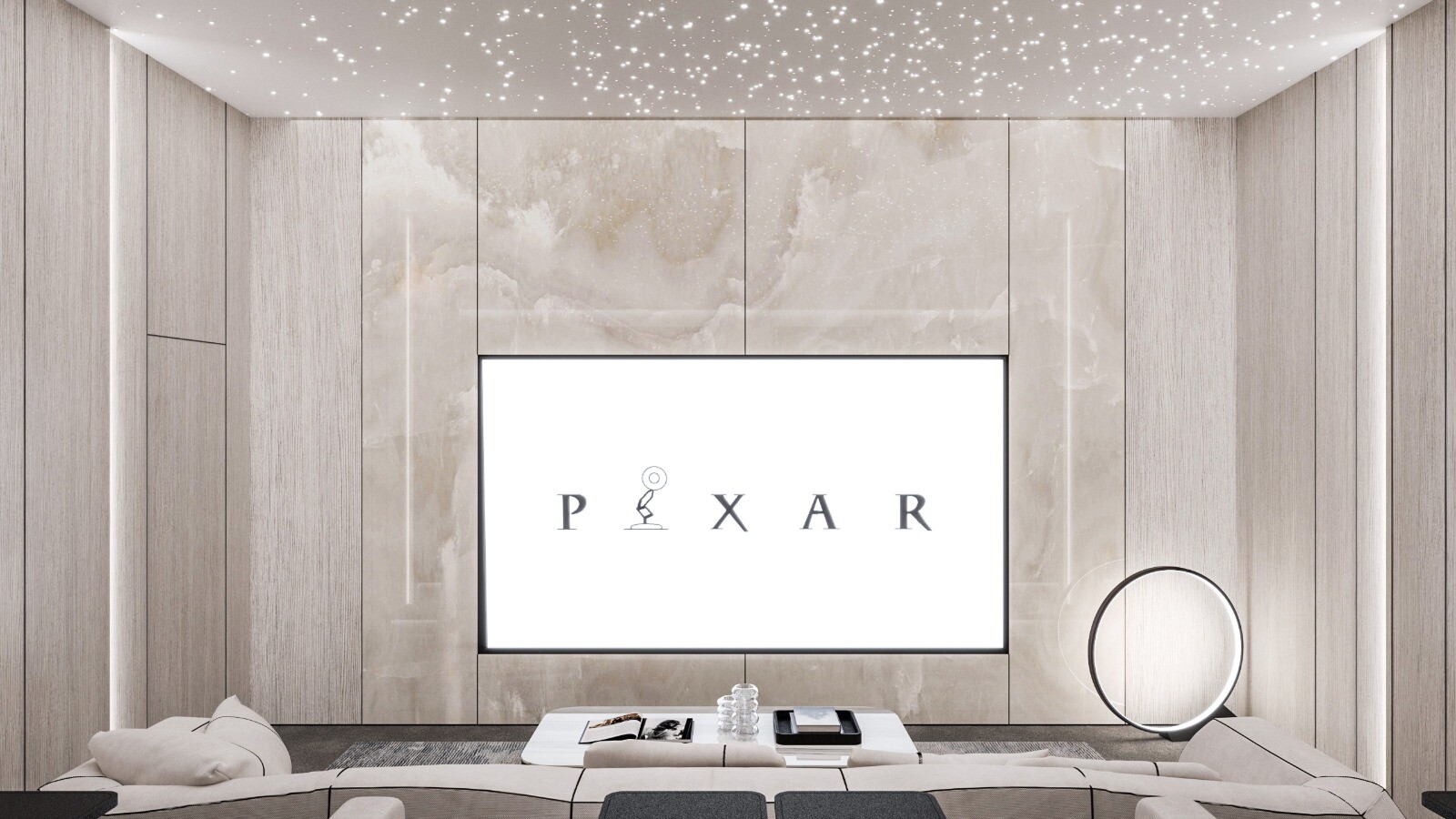 ArtStation - Living room Front view