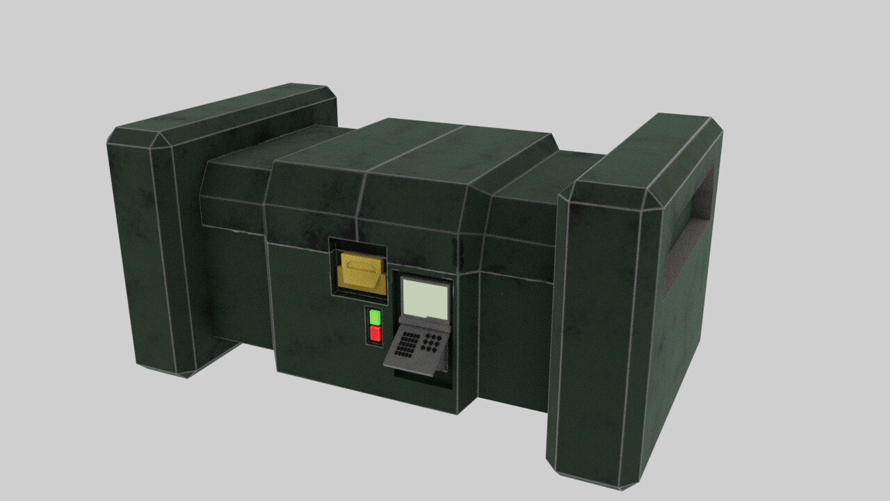 ArtStation - Chest 3D Render + Extras