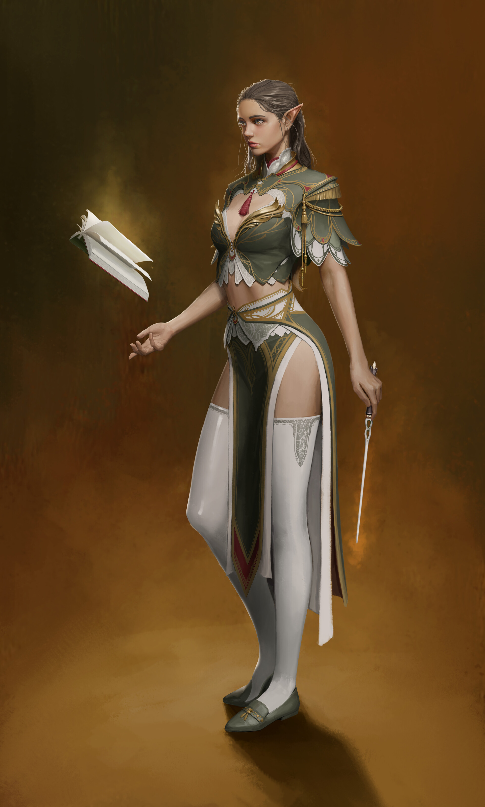 ArtStation - Elf Sorceress