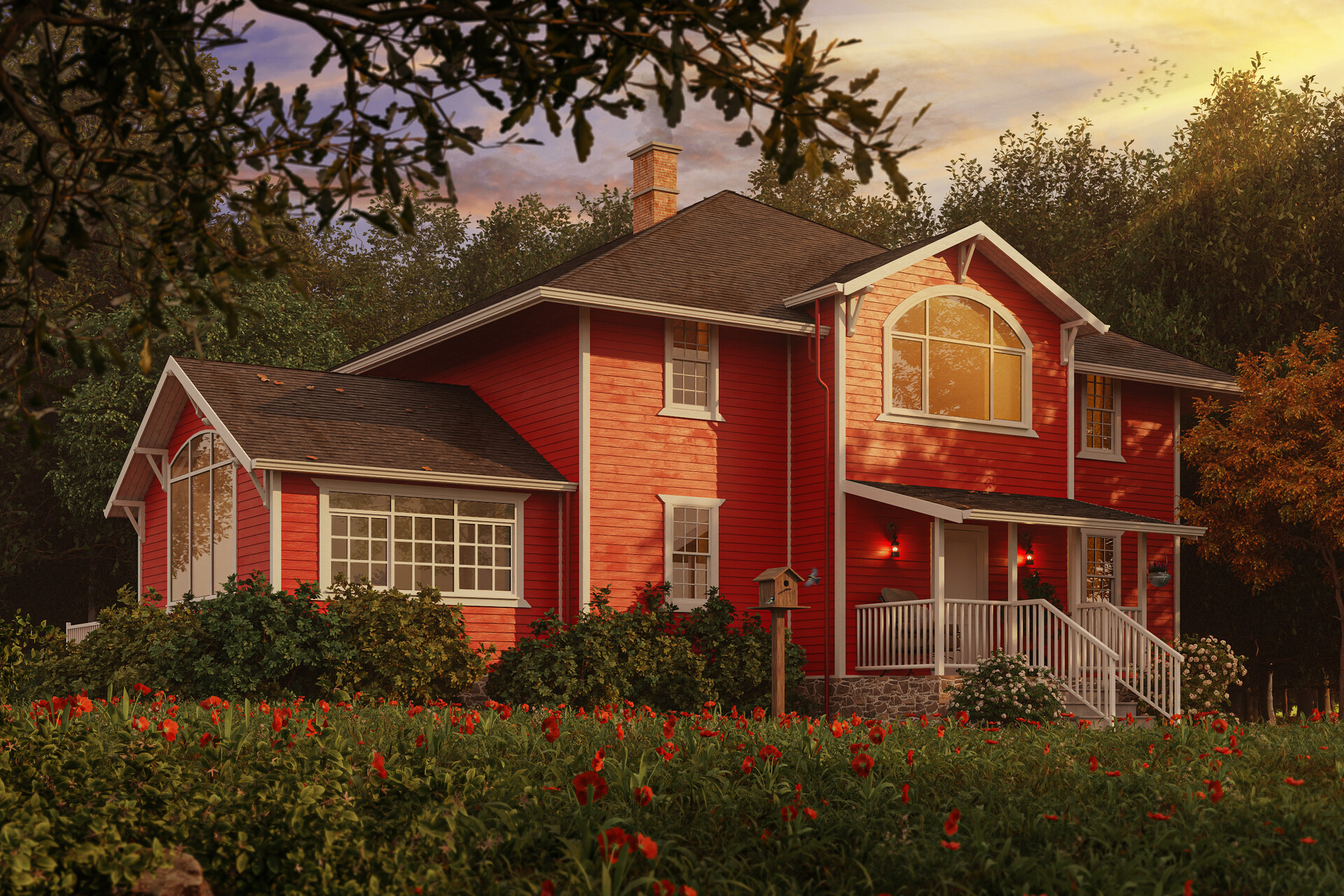 ArtStation - The Red House 🍒