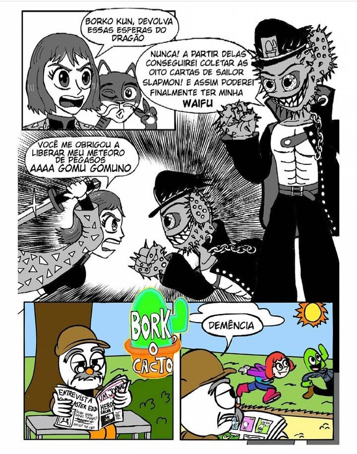 ArtStation - Bork, o Cacto comic strip