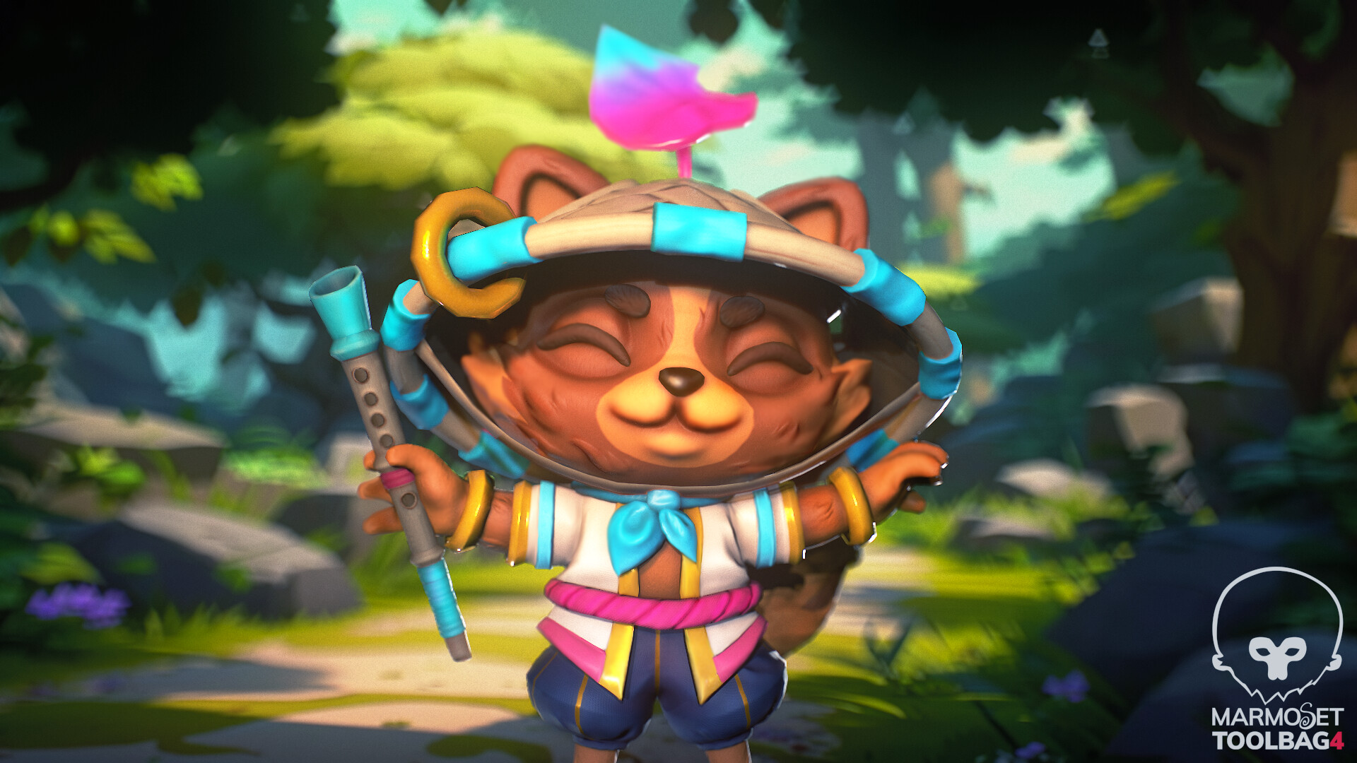 ArtStation - Spirit Blossom Teemo - Fan Art